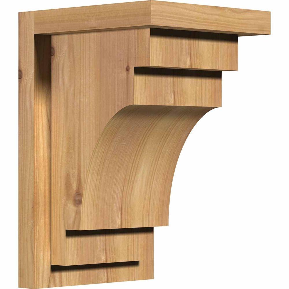 Ekena Millwork 7-1/2 in. x 8 in. x 12 in. Western Red Cedar ...