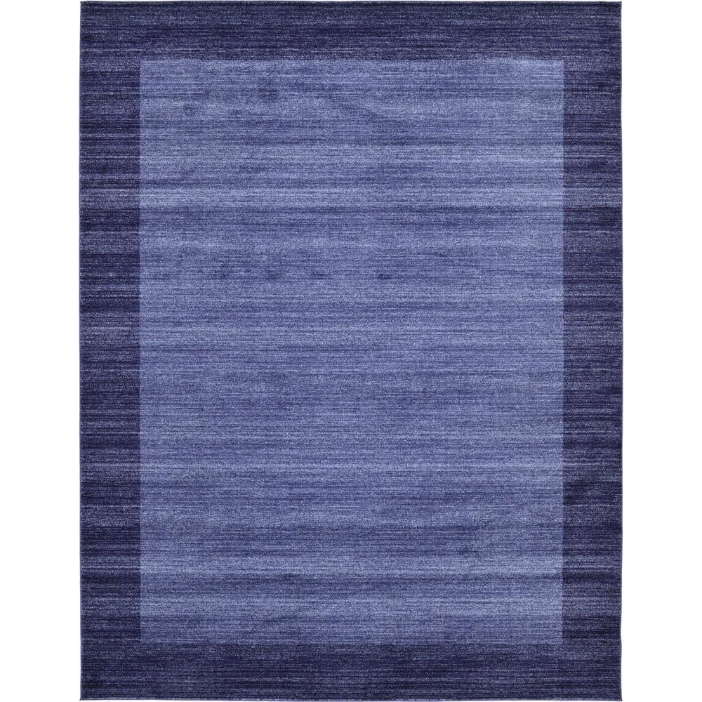 Unique Loom Del Mar Navy Blue and Blue 10 ft. x 13 ft. Area Rug-3132881 ...