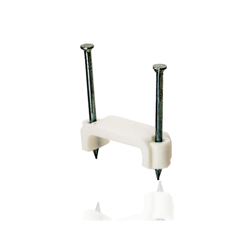 NSi Industries Nail-On Plastic Staples for Romex 12/3 10/2 10/3, White ...