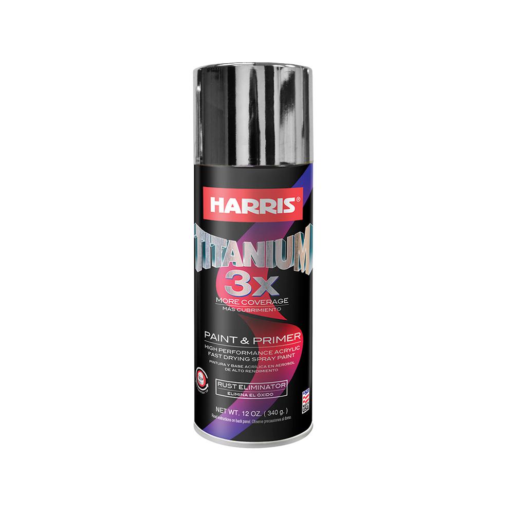 Harris 12 oz. Titanium Aluminum Spray Paint-38822 - The Home Depot