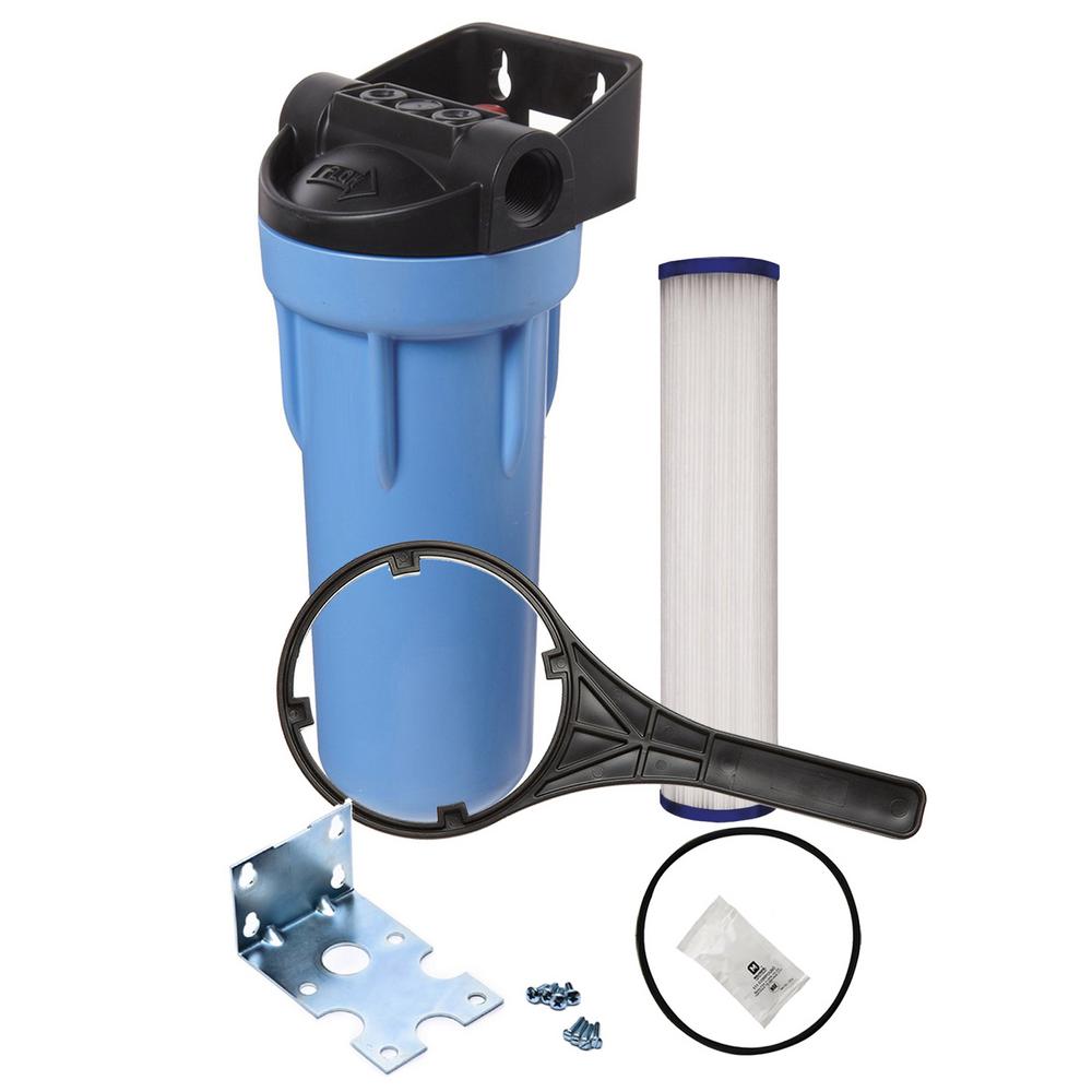 Tier1 10 in. Slim Polypropylene Whole House Water Filtration System ...