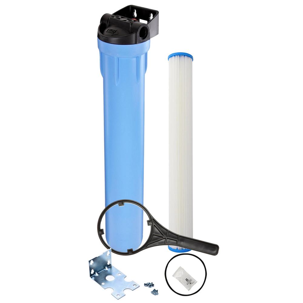 Tier1 20 in. Slim Polypropylene Whole House Water Filtration System ...