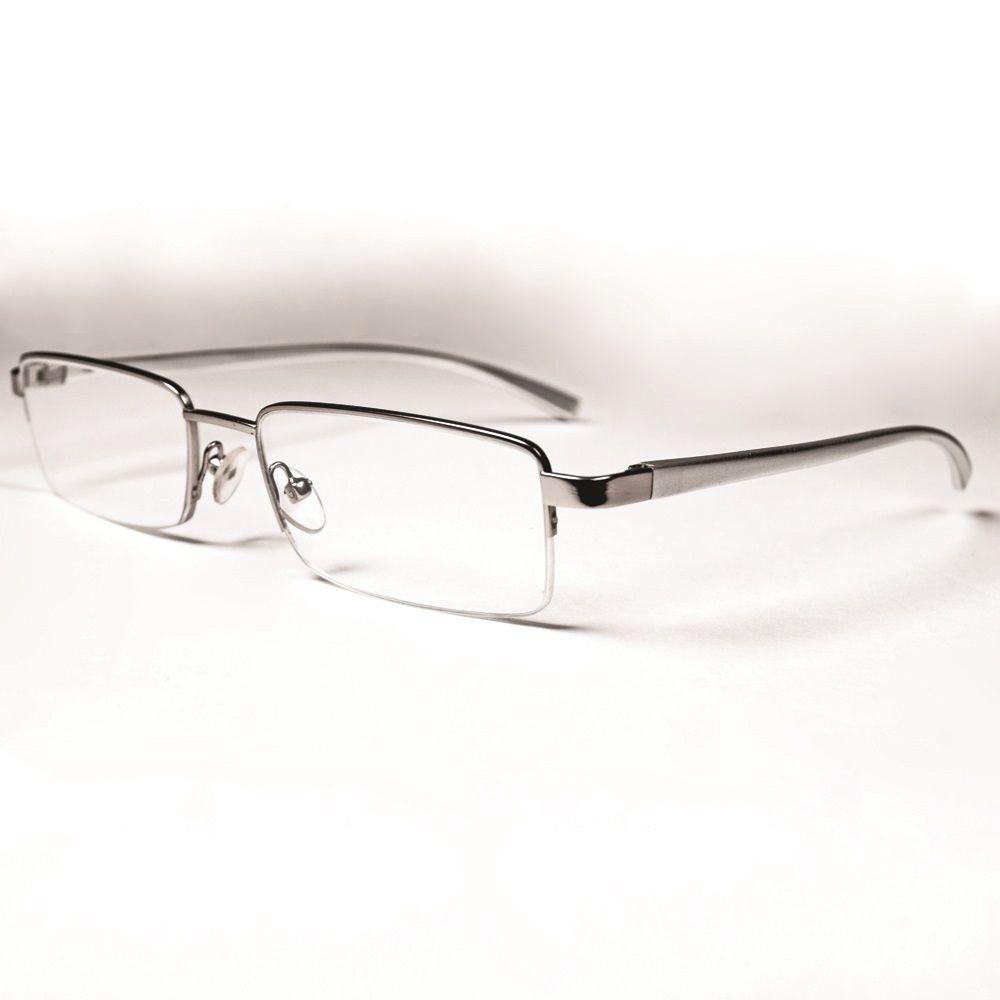 Magnifeye Reading Glasses Modern Silver 2 5 Magnification 86012 14