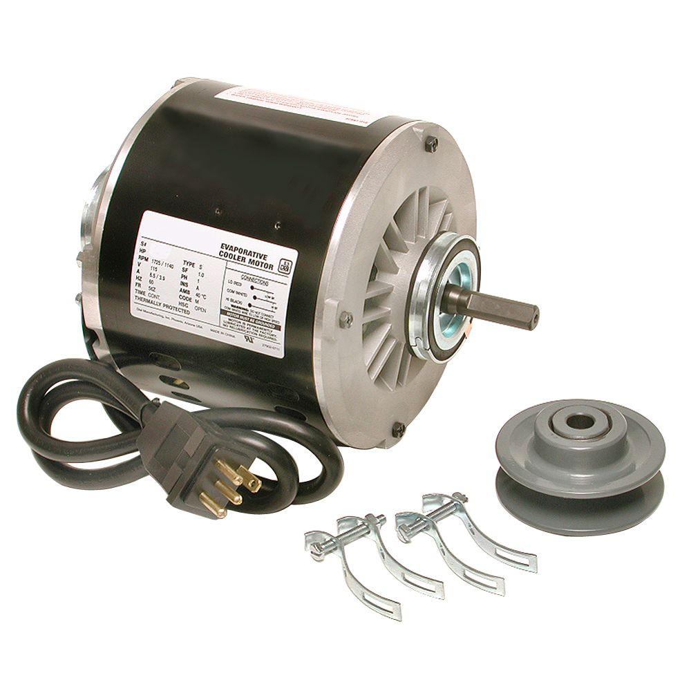 DIAL 2 Speed 1 3 HP Evaporative Cooler Motor Kit 2537 The Home Depot