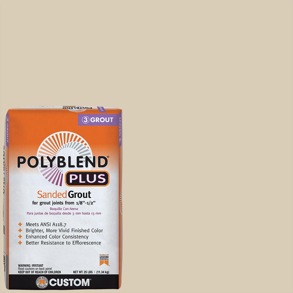 Custom Building Products Polyblend Plus #10 Antique White 25 lb. Sanded ...