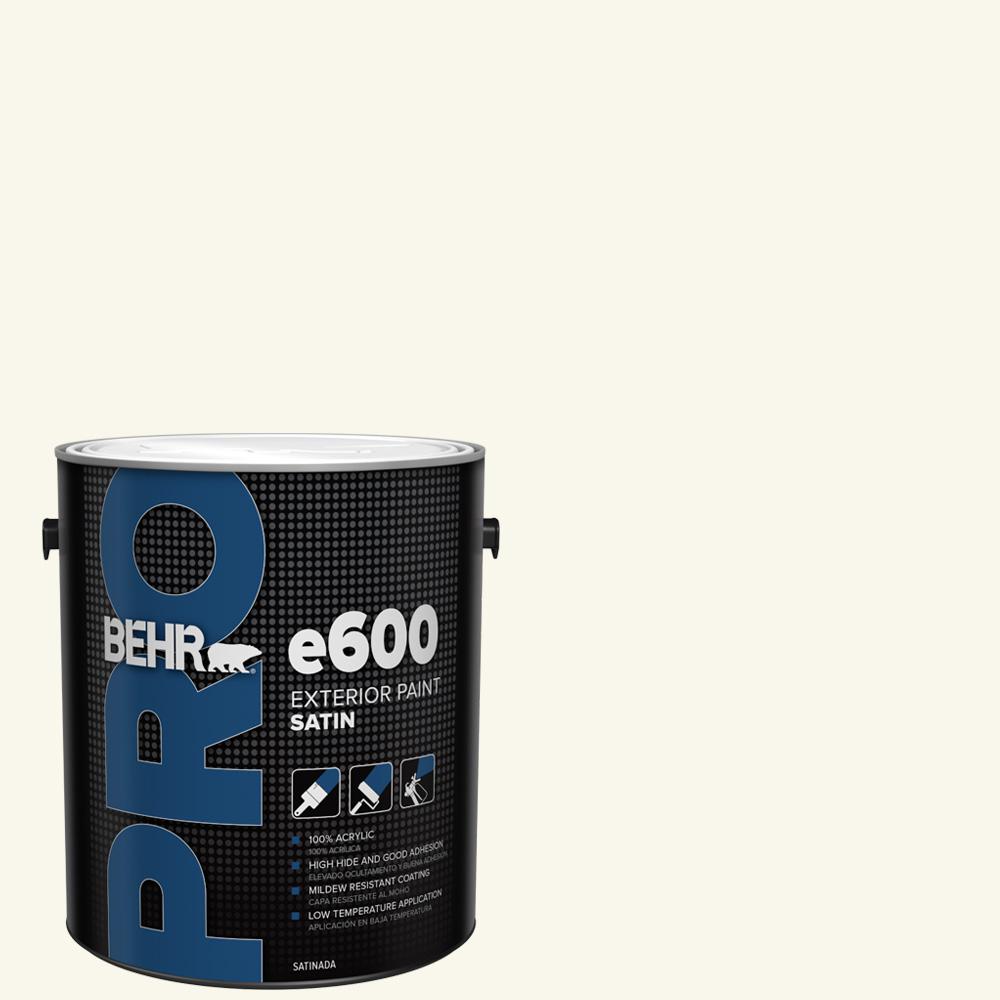 BEHR PRO 1 gal. #YL-W10 Night Blooming Jasmine Satin Enamel Exterior ... BEHR PRO 1 gal. #YL-W10 Night Blooming Jasmine Satin Enamel Exterior ...