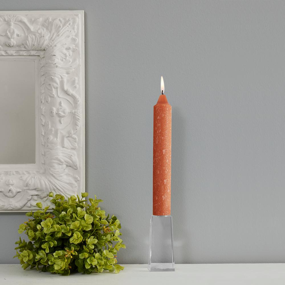 ROOT CANDLES 9 in. Timberline Collenette Rust Dinner Candle (Box of 4 ...