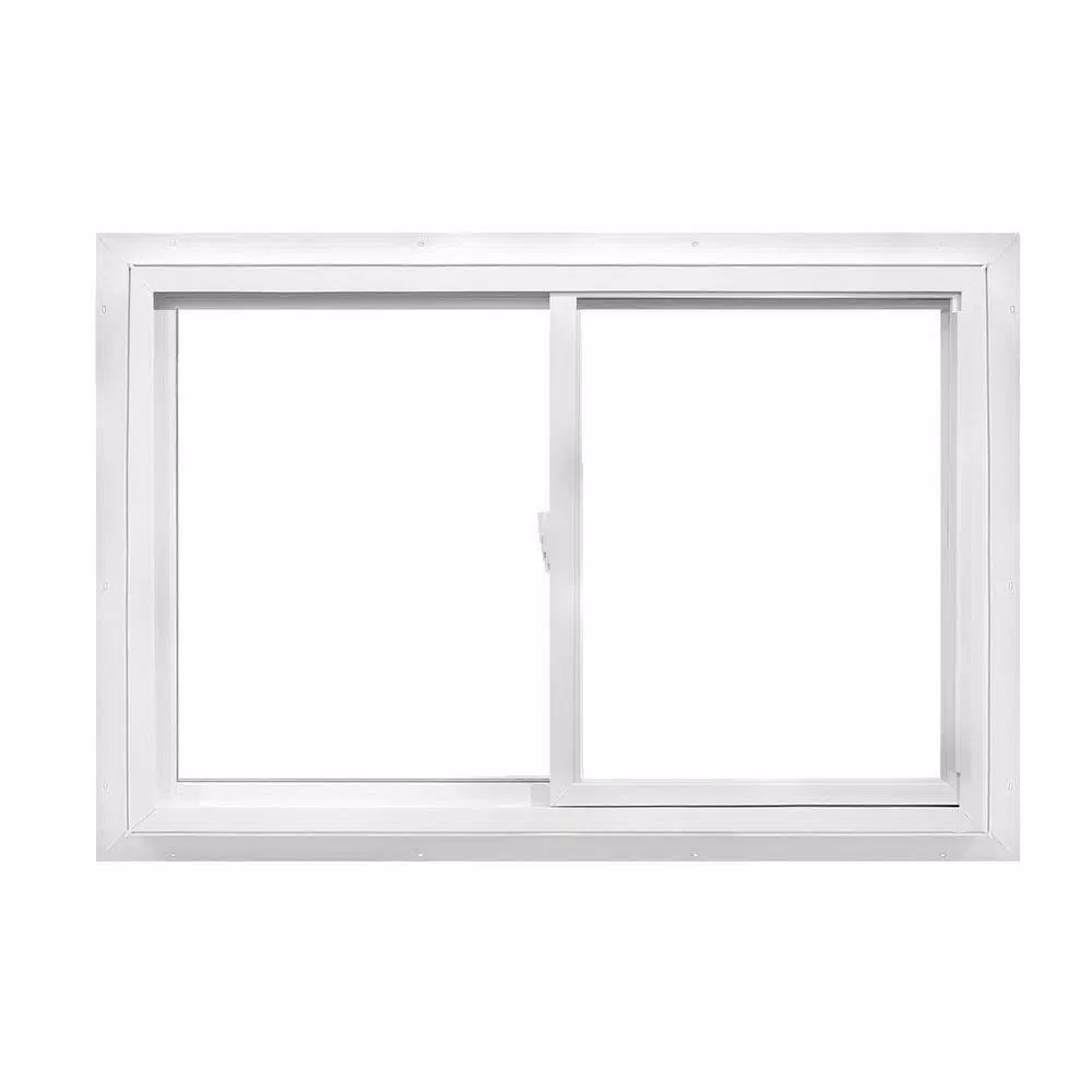 American Craftsman 48 in. x 48 in. 50 Series Right-Hand Sliding White ...