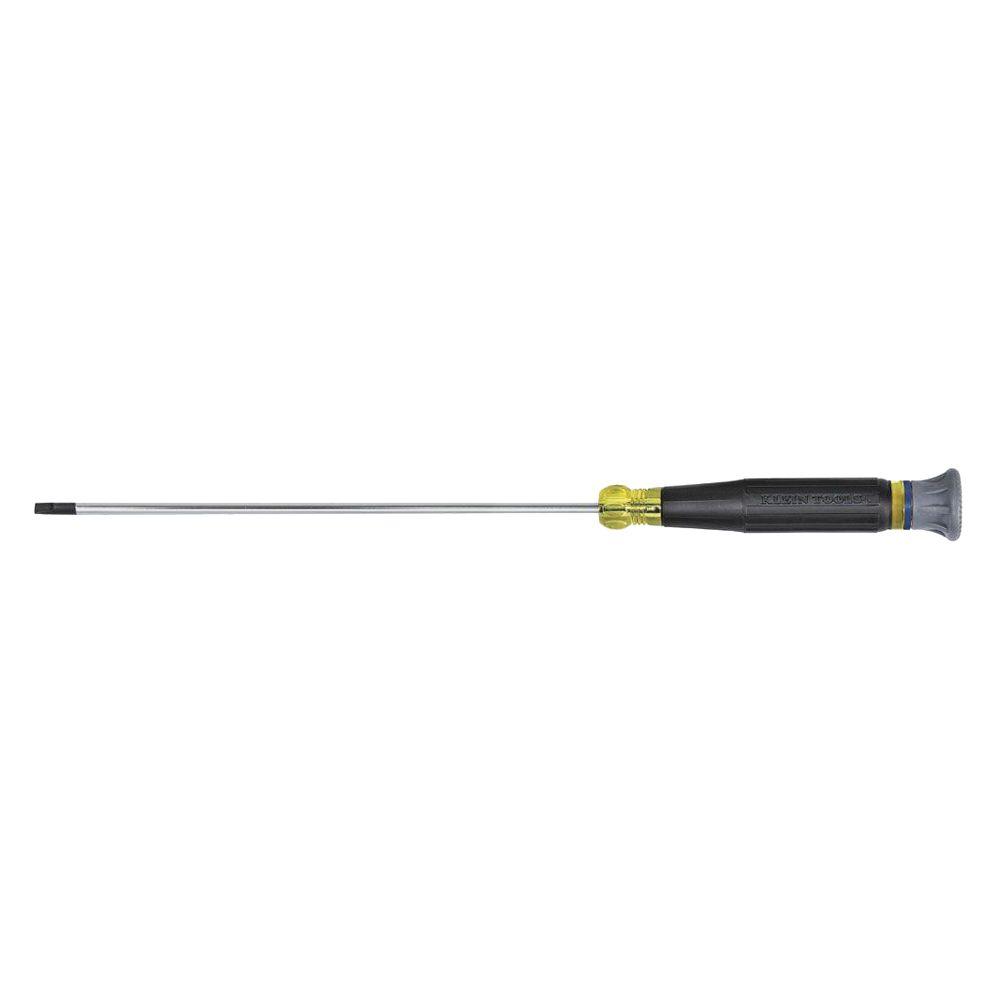 Klein Tools 1/8 in. Slotted Electronics Screwdriver with 6 in. Shank ...