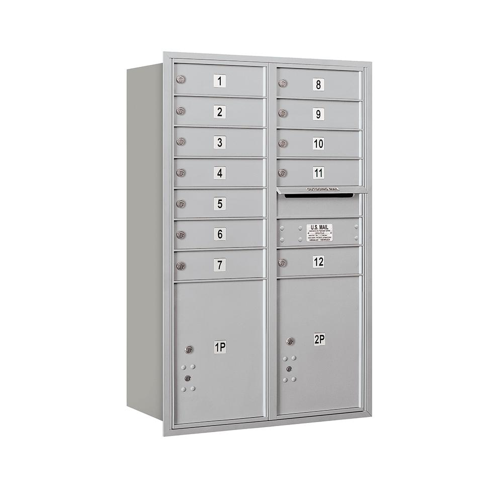 Salsbury Industries 3700 Horizontal Series 5-Compartment with 1-Parcel ...