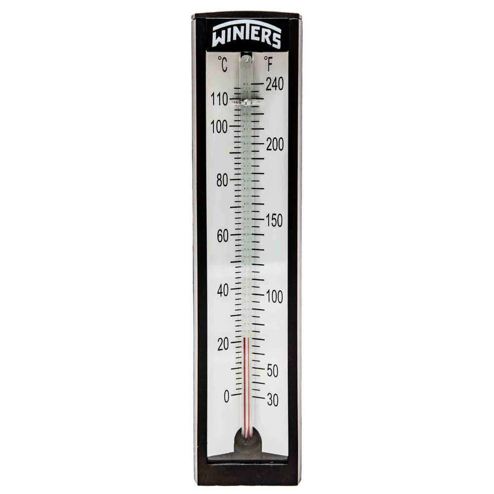 Winters Instruments TSW Series 8 in. Angled Type Hot Water Thermometer ...