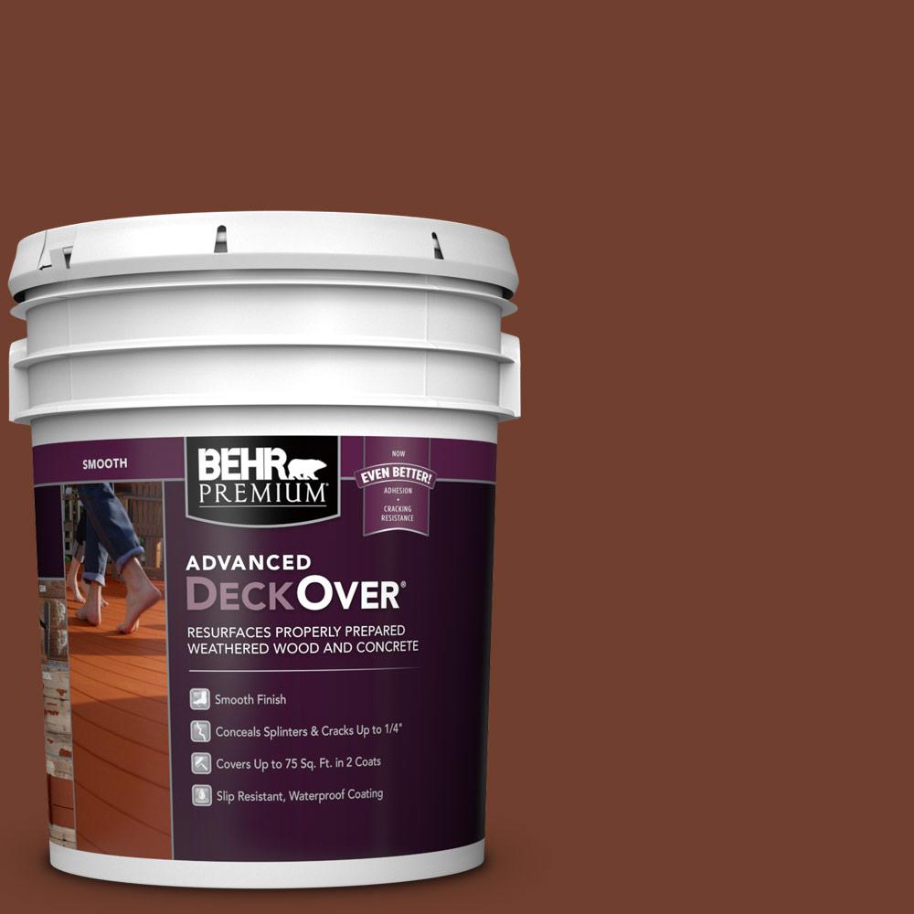 BEHR Premium Advanced DeckOver 5 gal. #SC-130 California Rustic Smooth ...