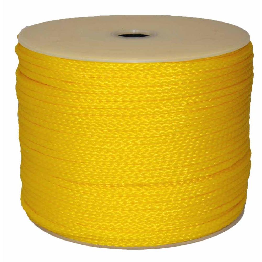 T.W. Evans Cordage 1/2 in. x 1000 ft. Hollow Braid Polypro Rope in ...