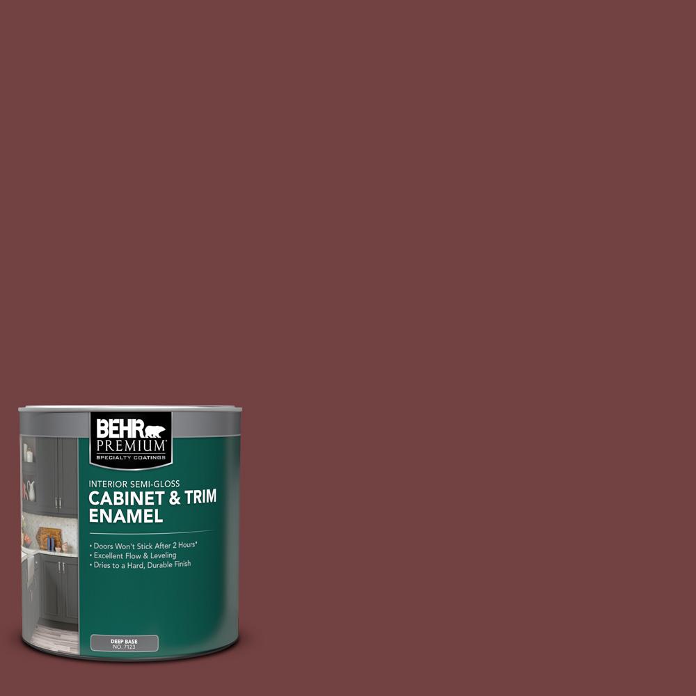 BEHR Premium 1 qt. #MQ1-14 Twinberry Semi-Gloss Enamel Interior Cabinet ... BEHR Premium 1 qt. #MQ1-14 Twinberry Semi-Gloss Enamel Interior Cabinet ...