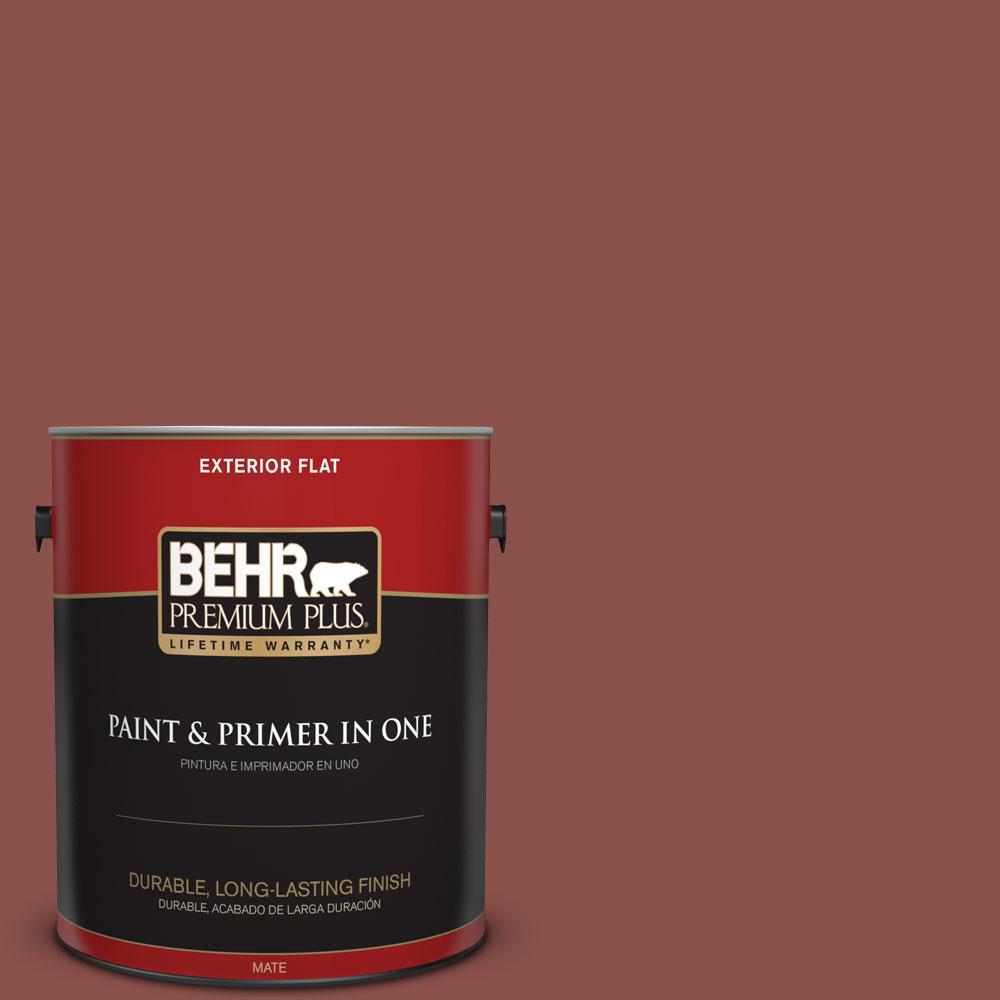 BEHR MARQUEE 5-gal. #ECC-10-3 Holly Berry Flat Exterior Paint-445305 ...
