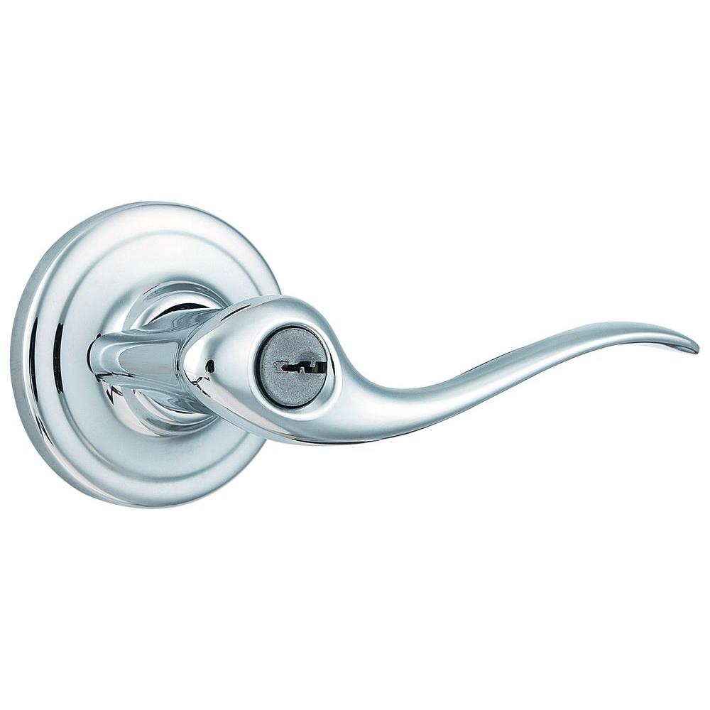 Kwikset Tustin Polished Chrome Entry Lever-740TNL 26 RCAL RCS - The ...