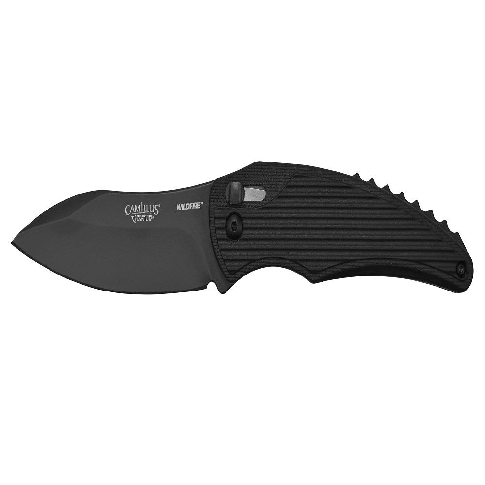 Camillus Wildfire 2 3.25 in. Carbonitride Titanium Drop Point Cleaver ...