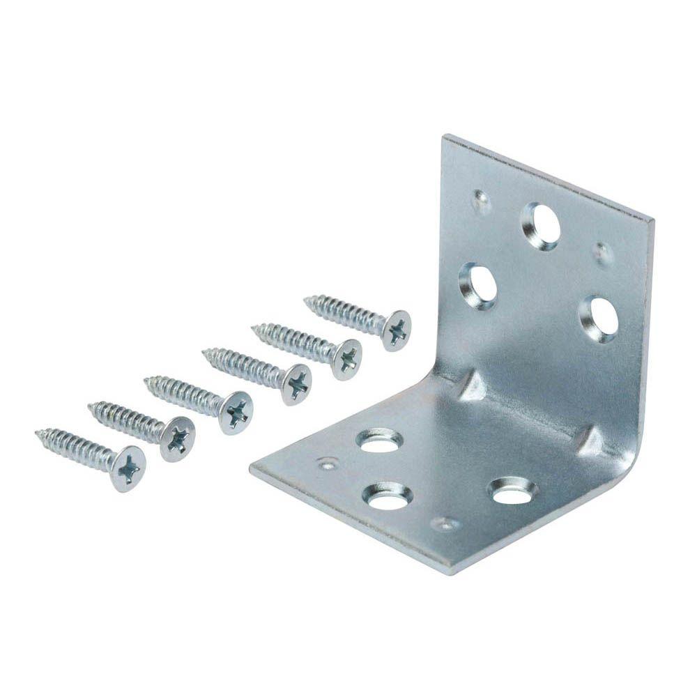 Zinc - Corner Braces - Building Hardware - The Home Depot