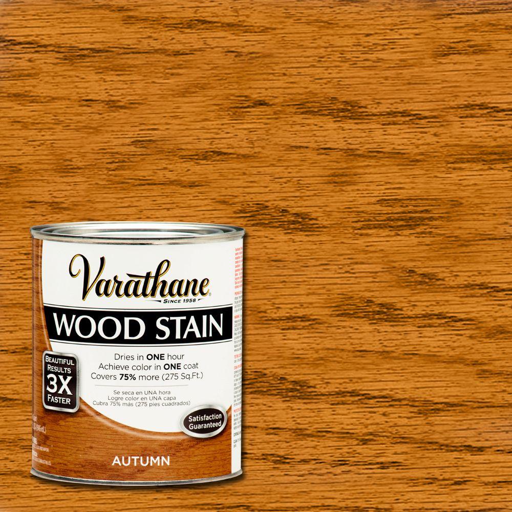 Varathane 1 qt. Autumn Premium Fast Dry Interior Wood Stain-266177 ...