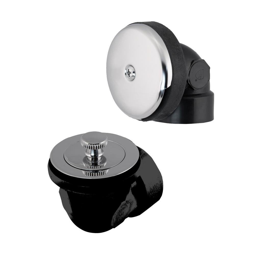 Delta Cable Action Bath Drain and Overflow Kit in Chrome-OPTOF-CH-D ...