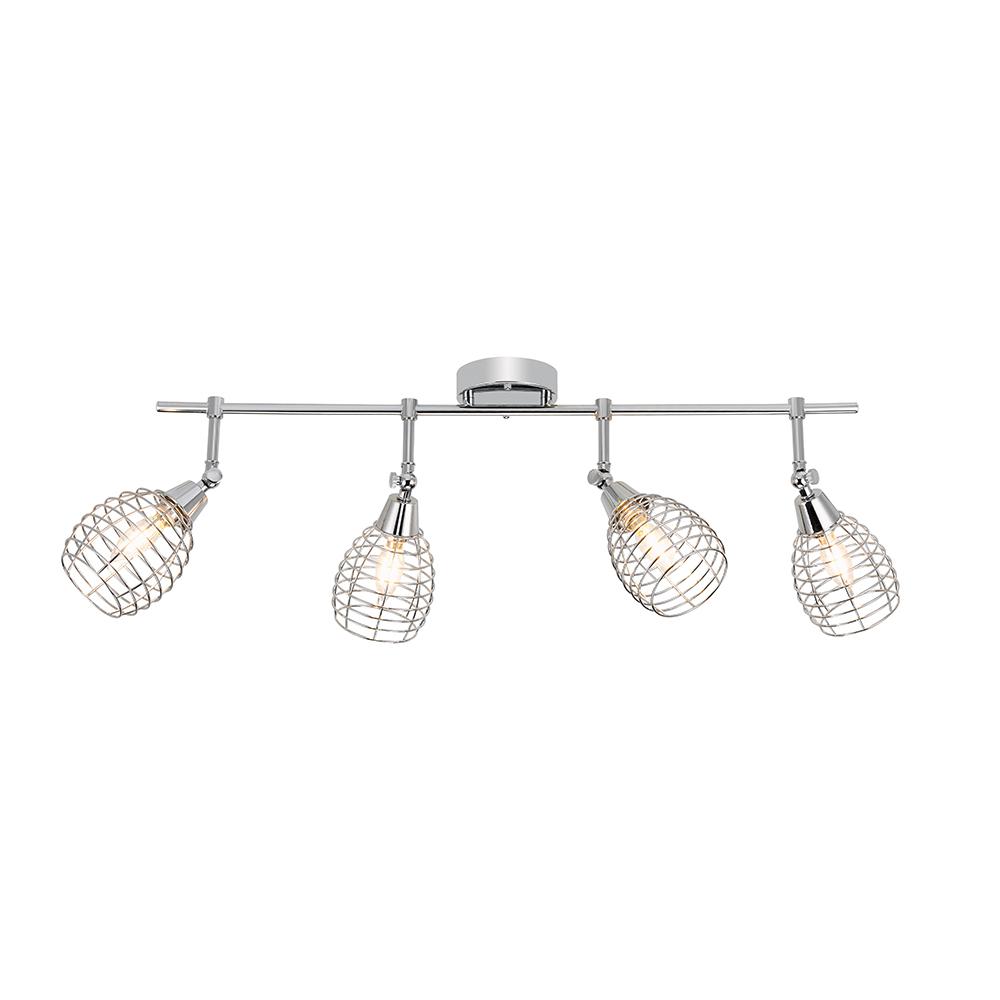 Alsy 2.6 ft. 4-Light Chrome Track Lighting Kit-21130-000 - The Home Depot