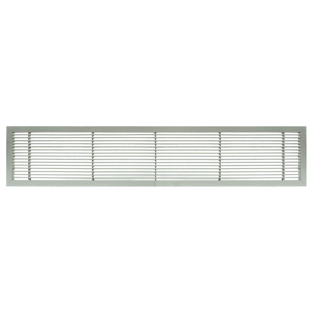 Architectural Grille AG10 Series 6 in. x 36 in. Solid Aluminum Fixed ...