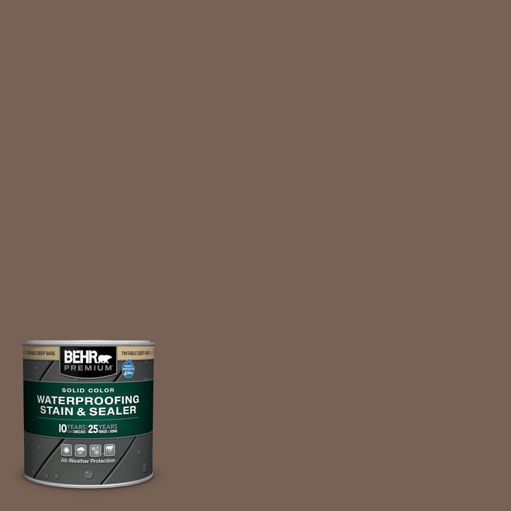 BEHR Premium 8 oz. #SC-141 Tugboat Solid Color Waterproofing Exterior ...