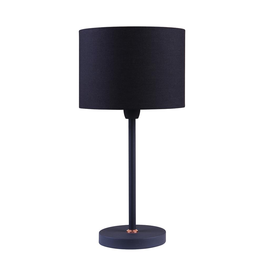 Southern Enterprises Yemiah 22.75 in. Black Table Lamp-HD081182 - The ...