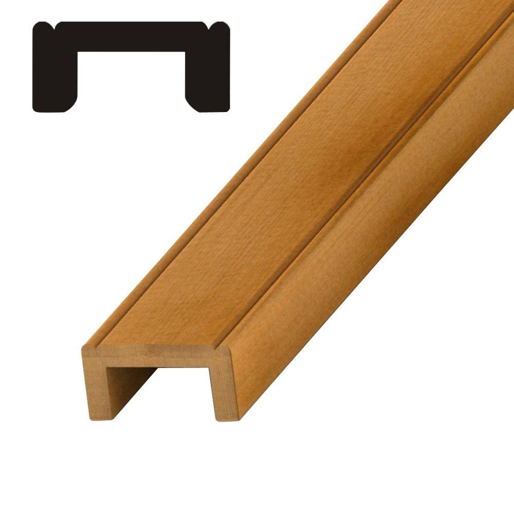 Kelleher 1-1/8 in. x 2-1/2 in. x 8 ft. Redwood #3 Wire Moulding-R662 ...