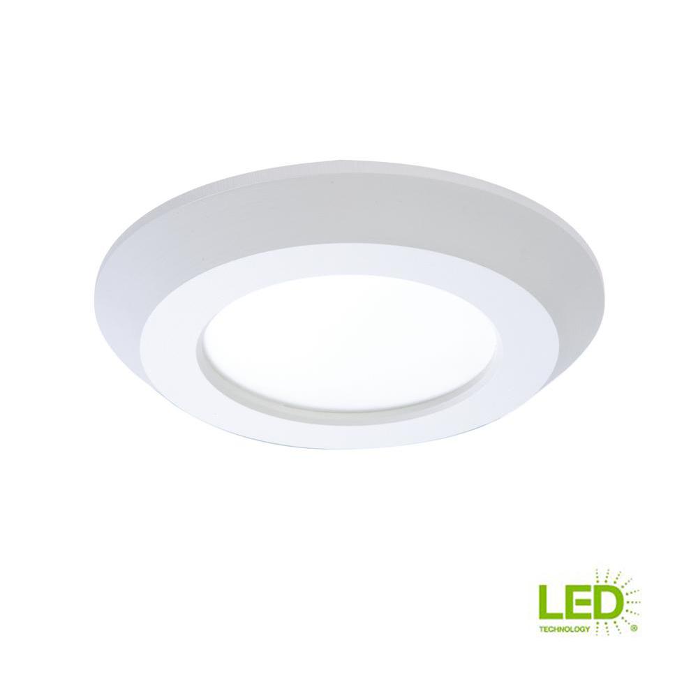 Cree TW-Series 4 in. Soft White LED Surface Mount Disk Light (2700K ...