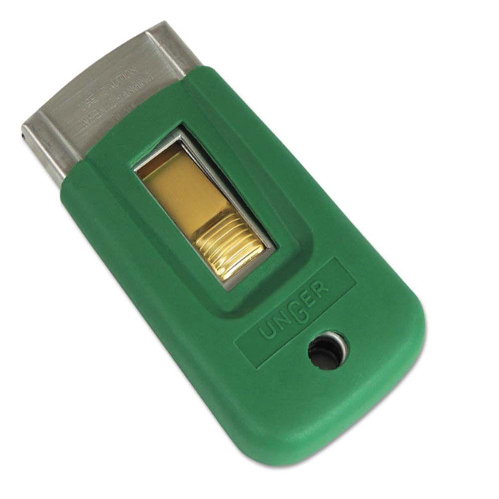 Unger ErgoTech 1-1/2 in. Glass Safety Scraper with Rubber Cover ...
