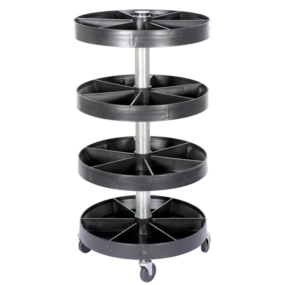 Vestil 200 lbs. 19.5 in. x 19.5 in. Portable Parts Bin-PBIN-19 - The ...