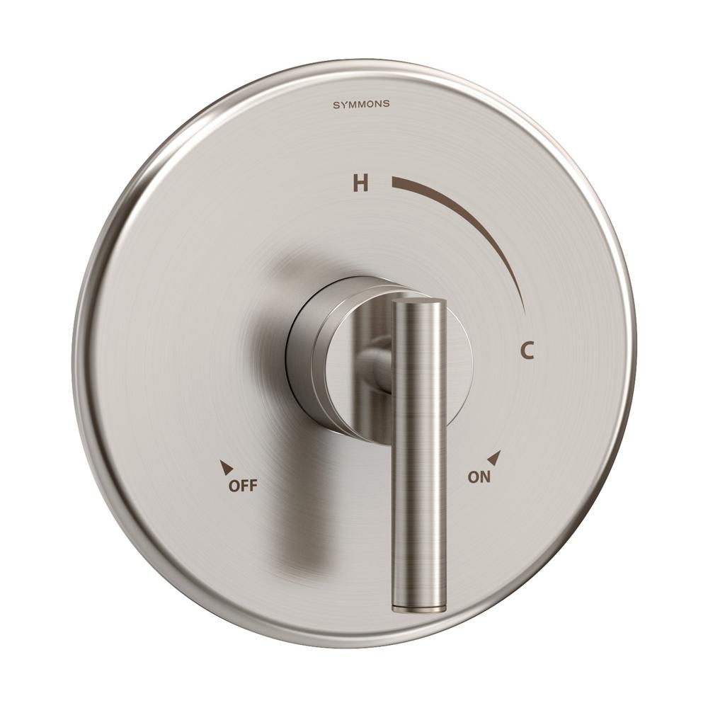 Symmons Dia Shower Valve Trim in Satin Nickel (Valve not Included)-3500 ...