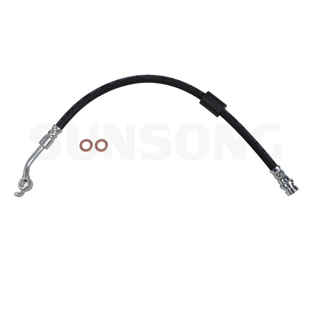 Sunsong Brake Hydraulic Hose - Rear Right - fits 2015 Hyundai Genesis ...