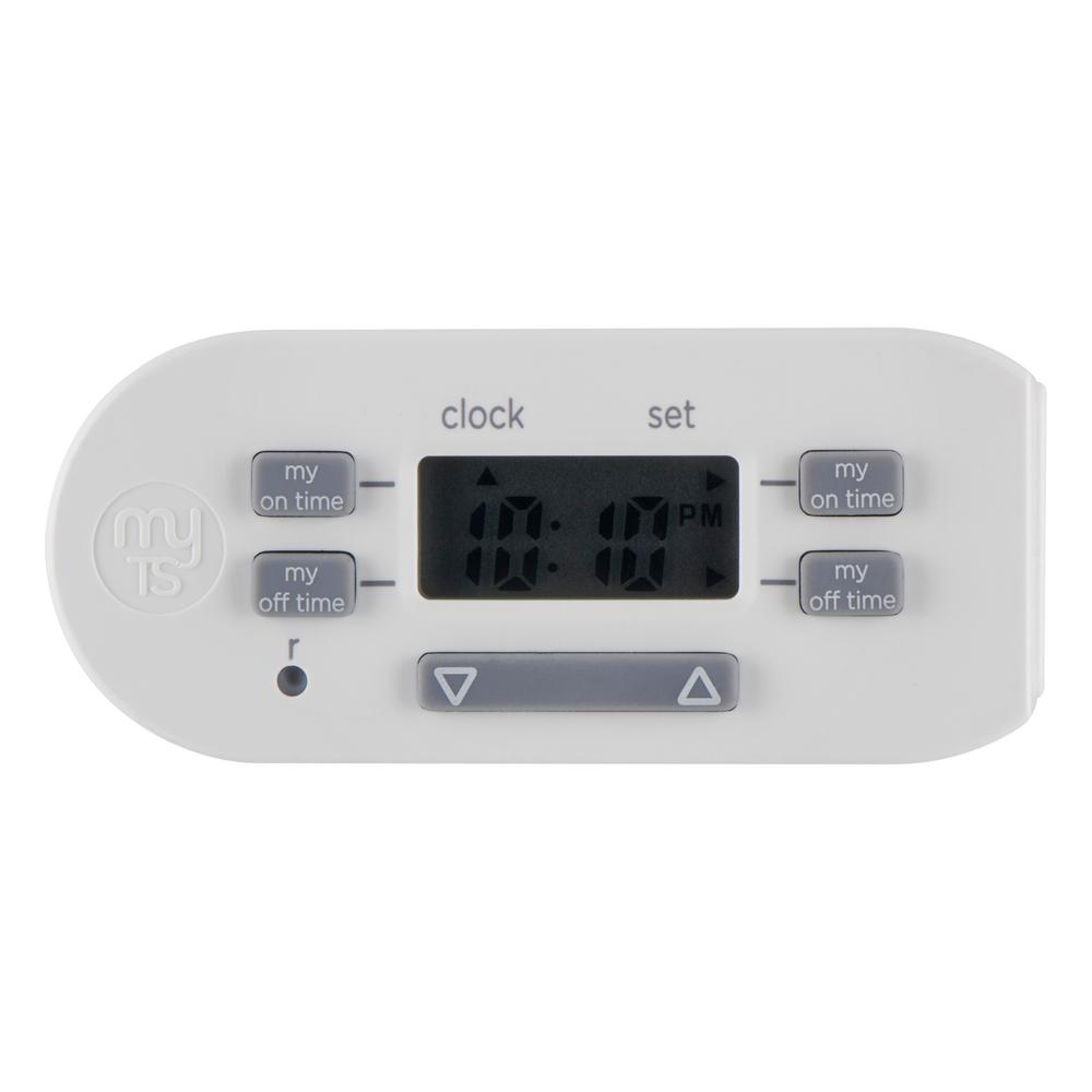 myTouchSmart Simple Set Indoor Plug-In Digital Timer-26892 - The Home Depot
