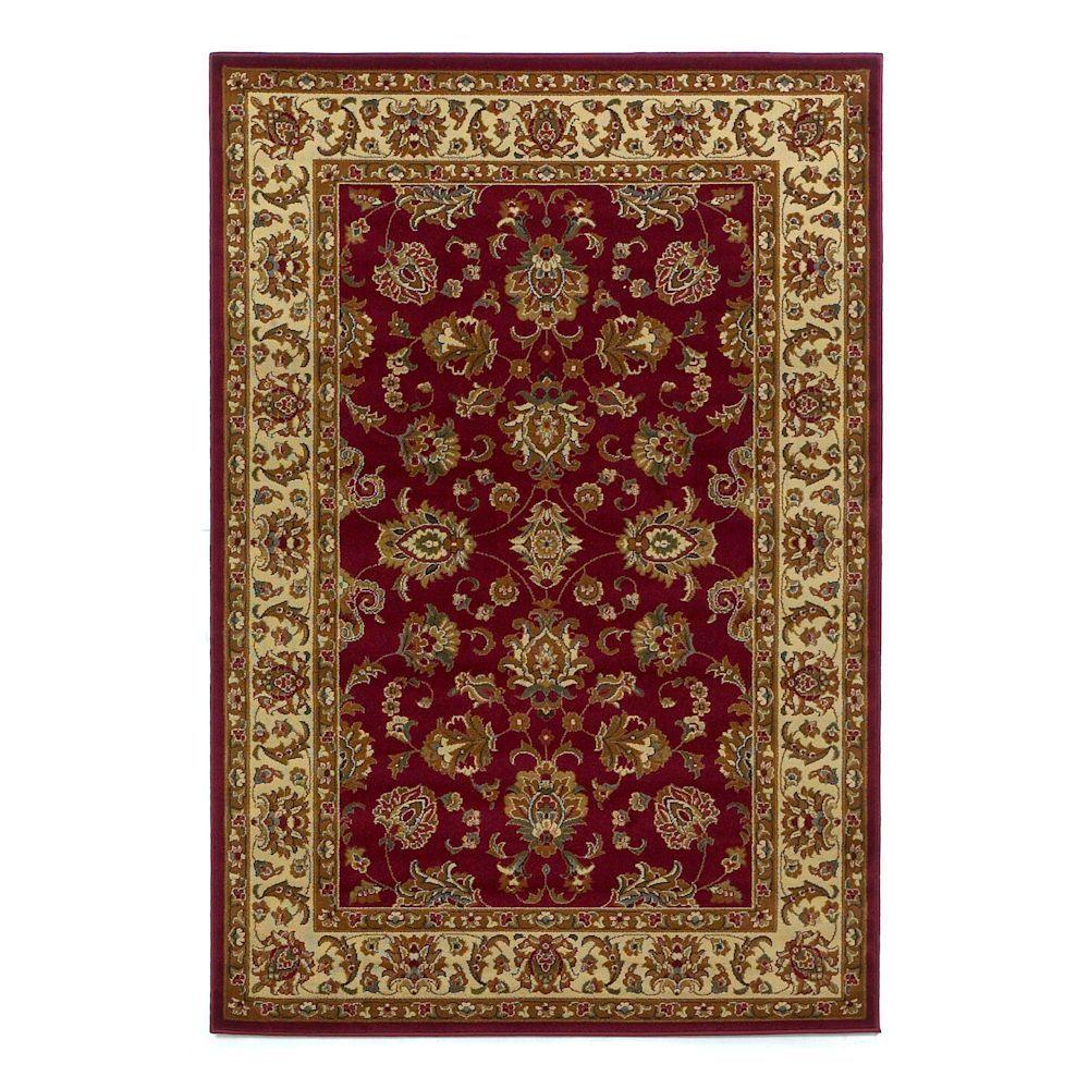 Kas Rugs Imperial Traditions Red 2 ft. 3 in. x 4 ft. 1 in. Area Rug ...