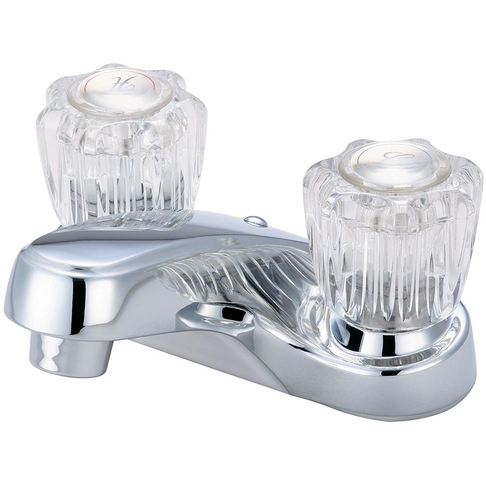 Olympia Faucets Elite 4 in. Centerset 2-Handle Bathroom Faucet with ...