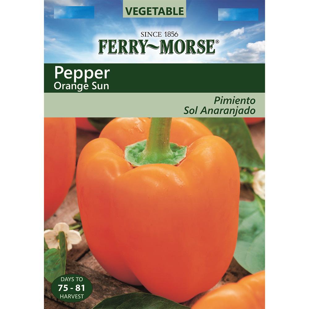 Ferry-Morse Pepper Orange Sun Seed-0844 - The Home Depot