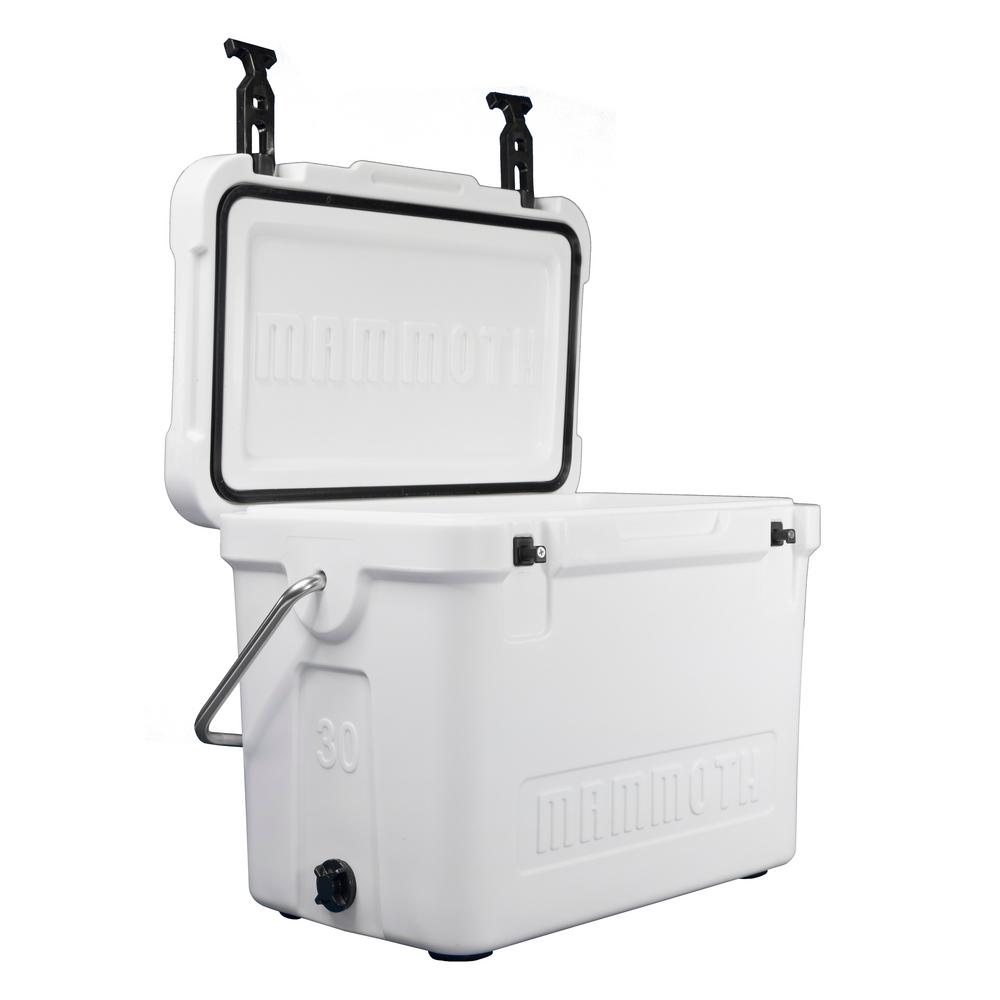 Mammoth 30 Qt. Cooler Cruiser in White-MC30W - The Home Depot