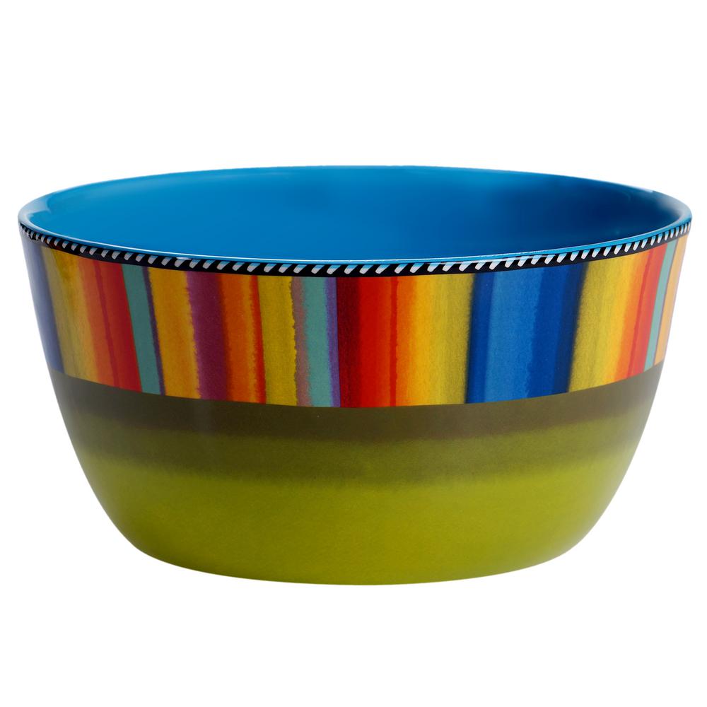 Certified International Sierra 11 in. Multicolored Deep Bowl-28051 ...
