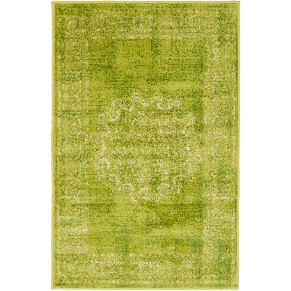 Unique Loom Imperial Cypress Light Green 2' 0 x 3' 0 Area Rug-3134895 ...