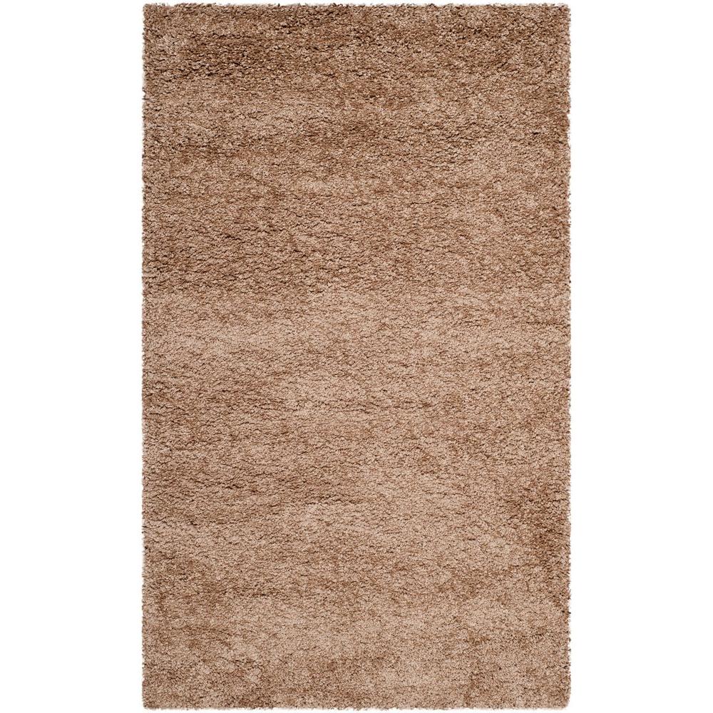 Safavieh Milan Shag Dark Beige 5 ft. x 8 ft. Area Rug-SG180-1414-5 ...