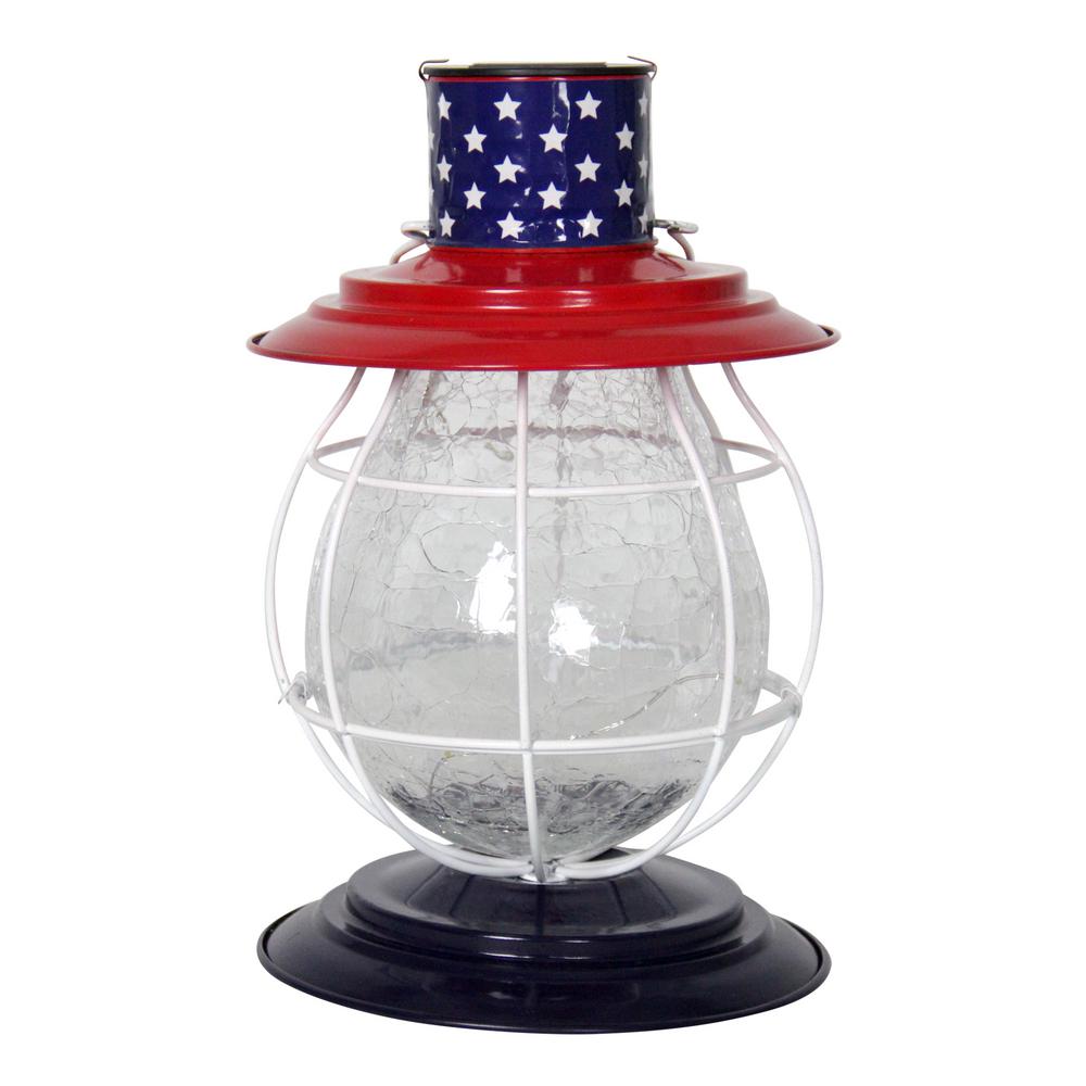 Exhart 10 in. Solar P Lantern-12809 - The Home Depot