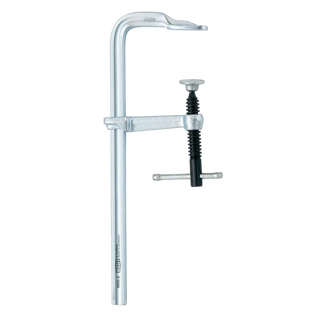 BESSEY Light Duty, All Steel Clamp, 12 In. Capacity 2-1/4 In. Throat ...