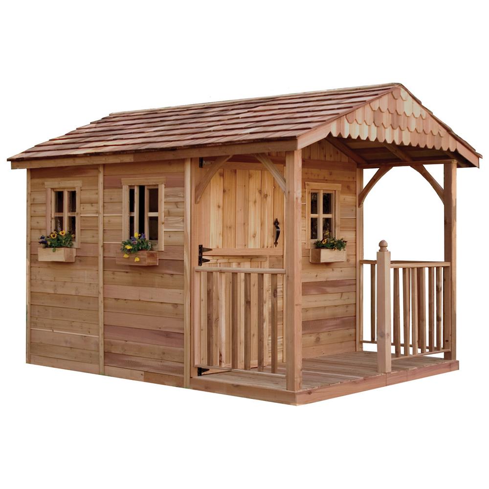Outdoor Living Today Santa Rosa 12 Ft X 8 Ft Cedar Garden Shed SR812 Outdoor Living Today Santa Rosa 12 Ft X 8 Ft Cedar Garden Shed SR812