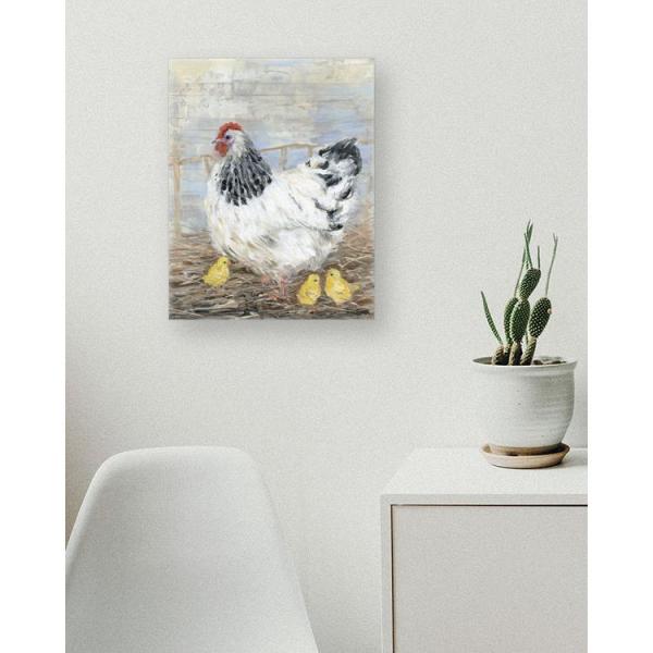 PTM Images 12 in. x 10 in. ''Farmhouse Chicken'' Canvas Wall Art 9 ...