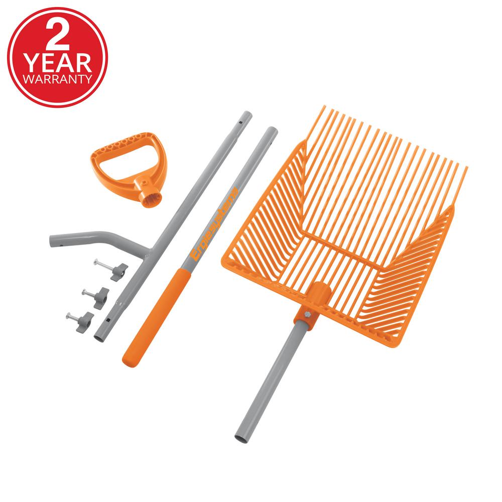 Ergie Systems 54 in. Steel Shaft Muck Scoop with Auto Sifting Fork ...