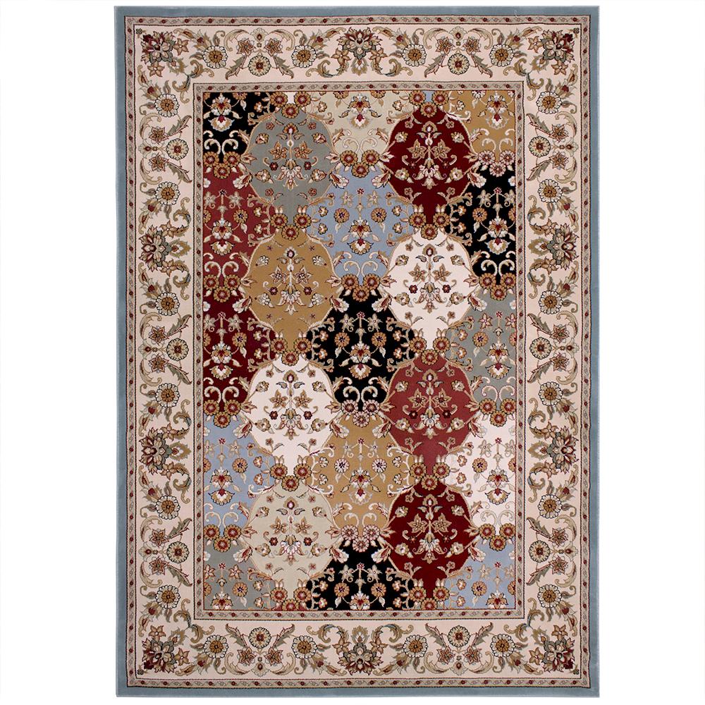 Carpet Art Deco Eternity Multi 5 ft. x 7 ft. Area Rug-RGAR058853 - The ...