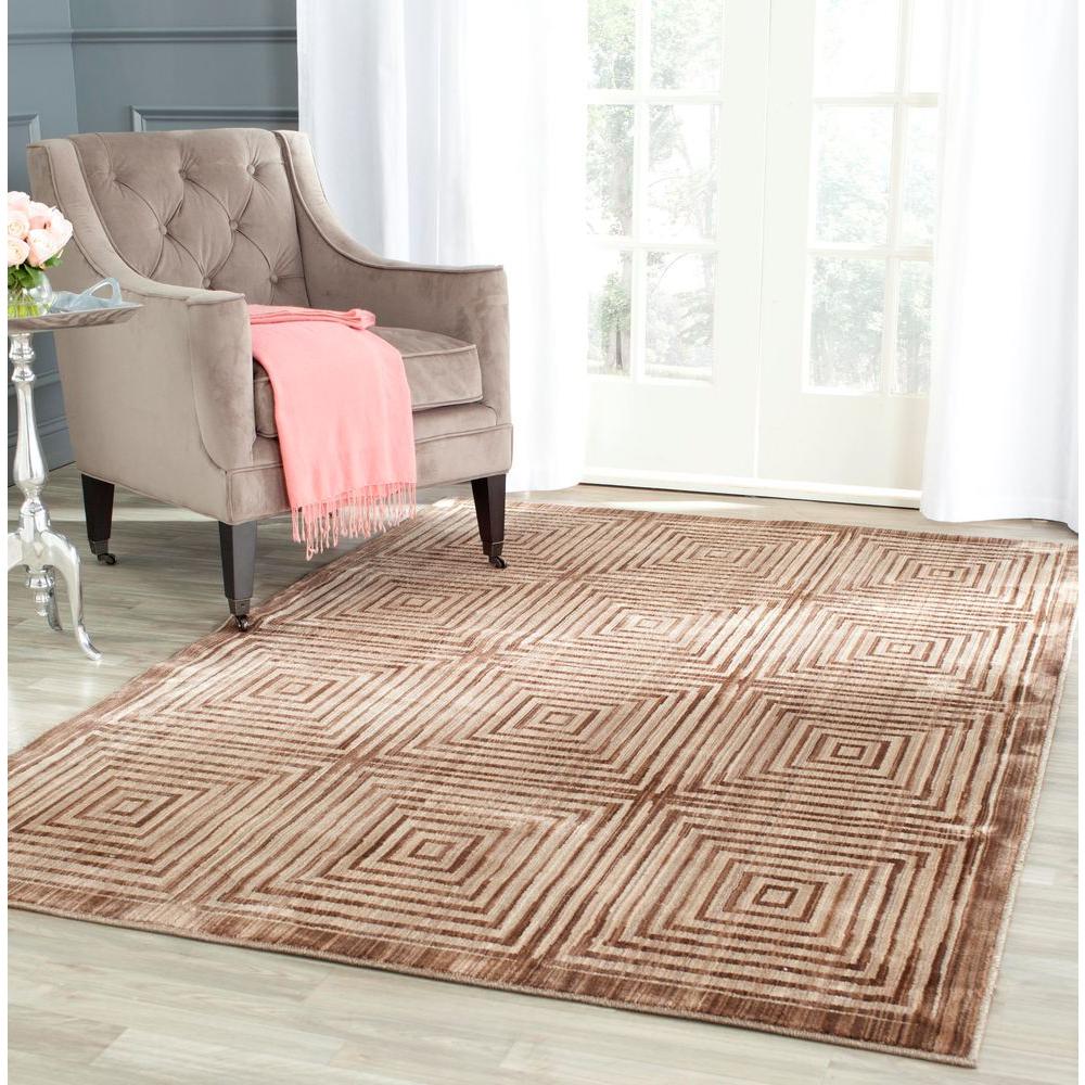 Safavieh Infinity Brown/Beige 8 ft. x 10 ft. Area Rug-INF569B-8 - The ...