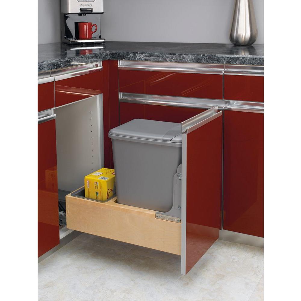 Rev-A-Shelf 13.75 in. H x 11 in. W x 10.5 in. D 14-Liter Lacquered ...